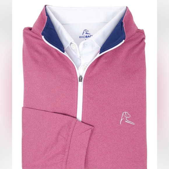 Rhoback | Sweaters | Rhoback Heather Performance Qzip Mens Color ...